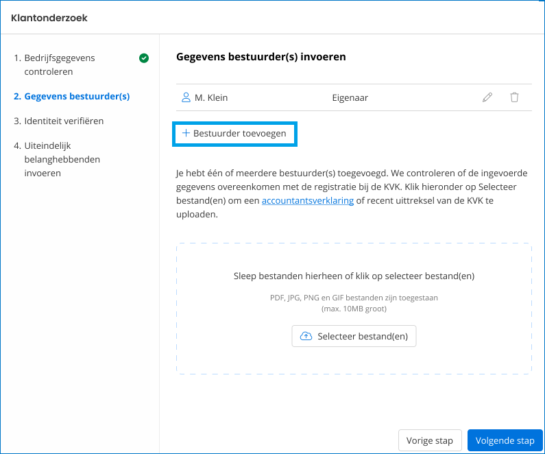 Een bankkoppeling maken